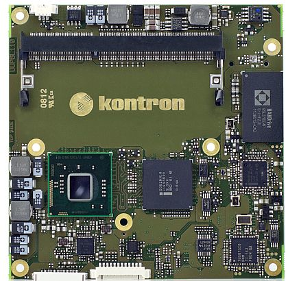 Power-efficient COM Express computer on module with Intel Atom introduced by Kontron | Military ...