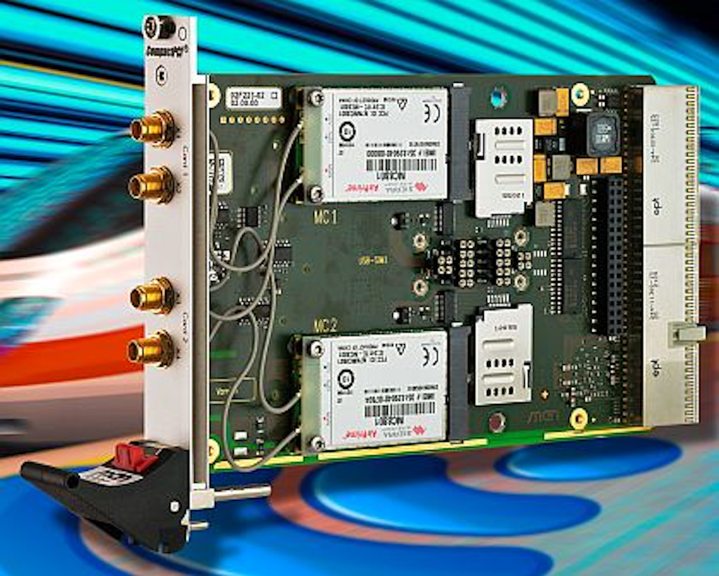 Rugged 3U PCI Express Mini Card for wireless applications introduced by ...