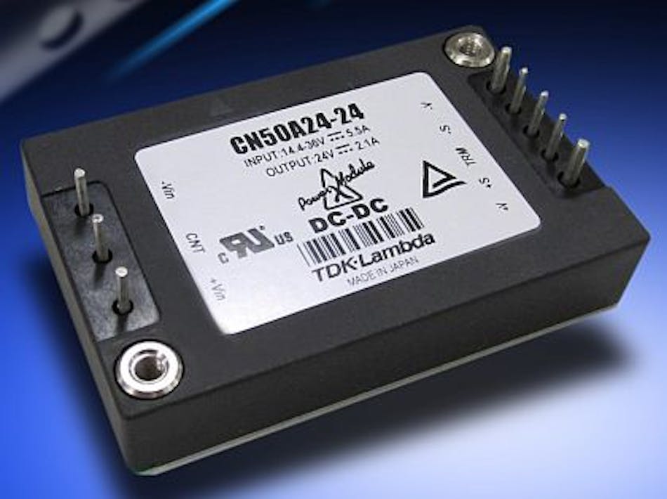50-Watt DC-DC converter suitable for onboard railway applications ...