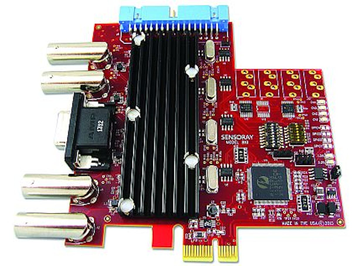 4-Channel PCI Express video and audio frame grabber for surveillance ...