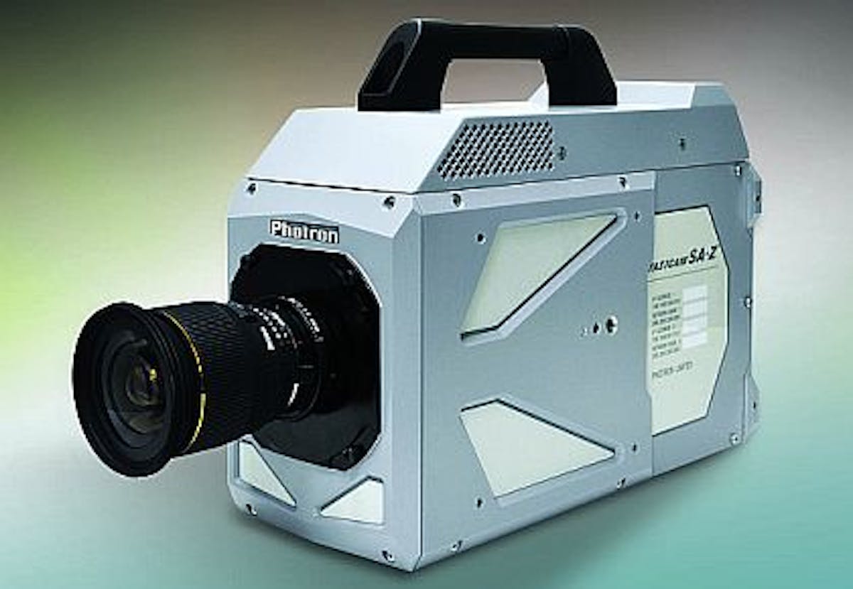 High-speed camera for ballistics, shock waves, and detonics uses ...