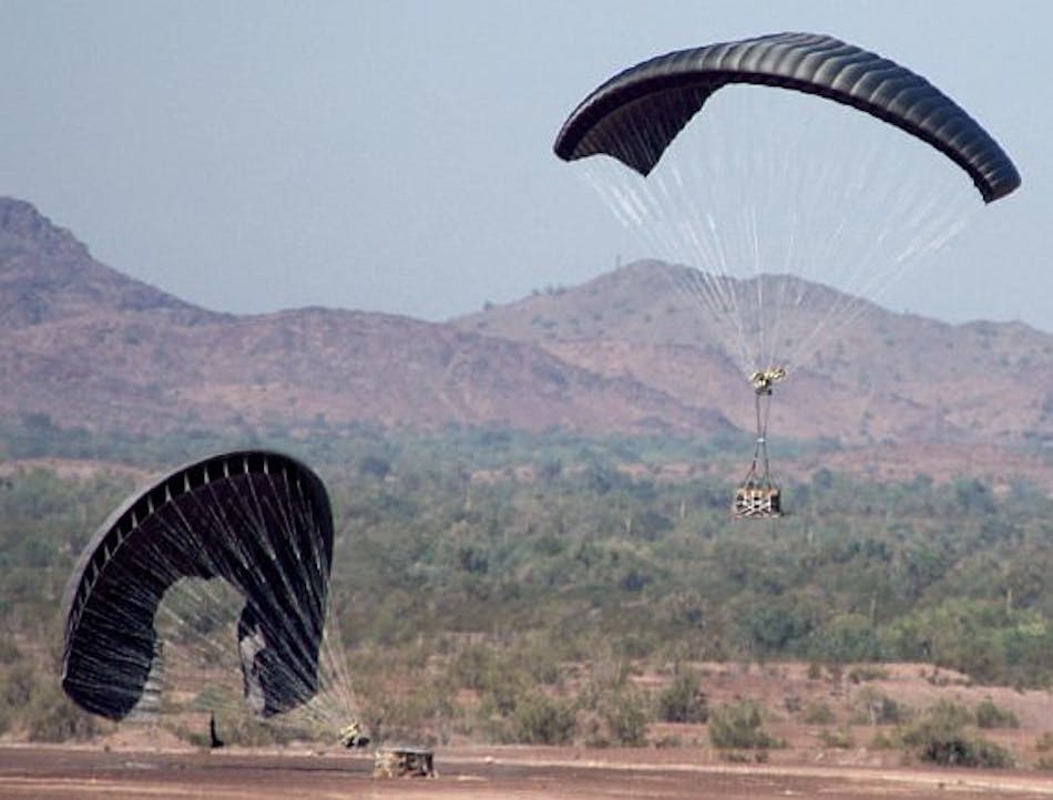 Army places order for 100 GPS- and computer-controlled parachute cargo ...