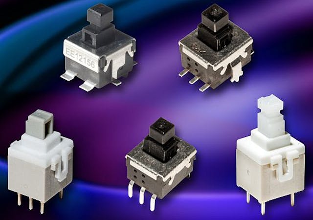 Board-mounted switches for industrial or automotive applications ...