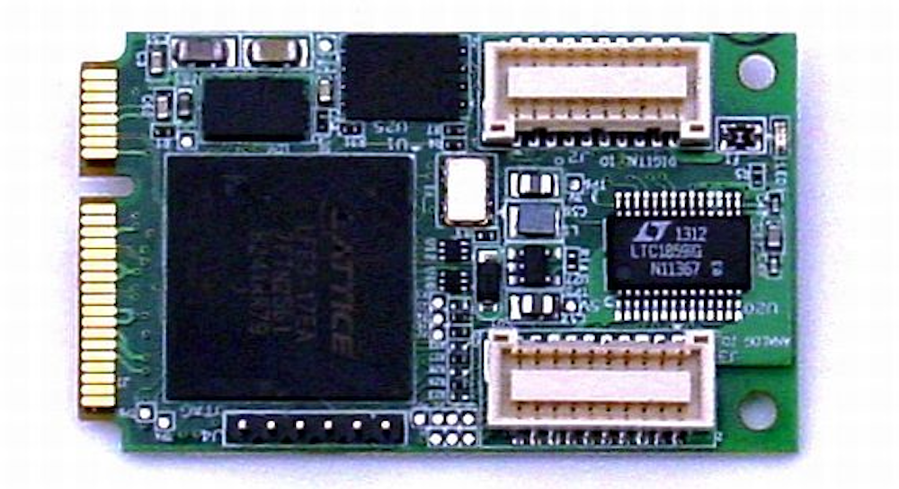 Rugged data acquisition PCI Express Mini card for sonar and laser ...