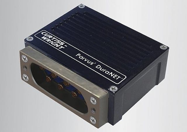 Small six-port 10/100 Ethernet switch for vetronics and avionics ...