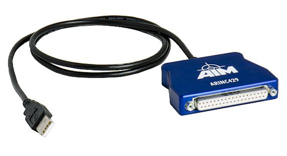 Interface cable for ARINC 429 avionics databus analyser applications ...
