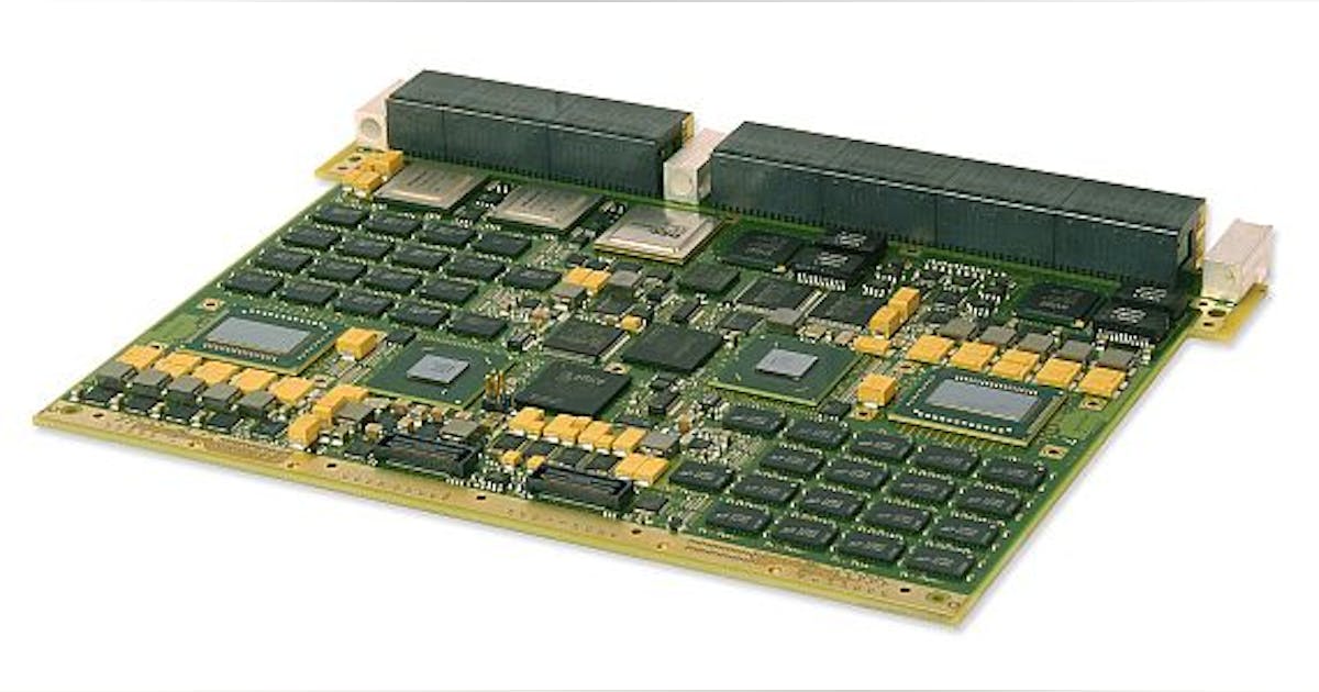 6u Openvpx Rugged Embedded Computing Multiprocessor For Radar And Sonar