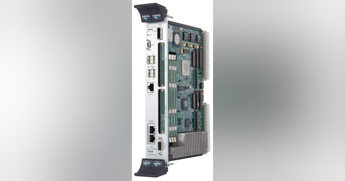 6u Vme Single Board Computer Based On Low Power Quad Core Intel Xeon Introduced By Themis