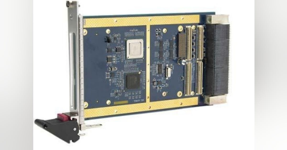 Fpga Based 3u Vpx Dsp Module With On Board Ad And Da Converters Introduced By Ge For