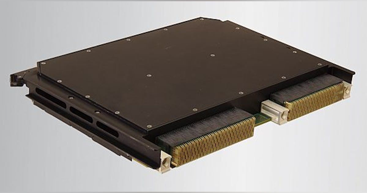 Rugged Gpgpu Embedded Computing Module For Digital Signal Processing Introduced By Curtiss
