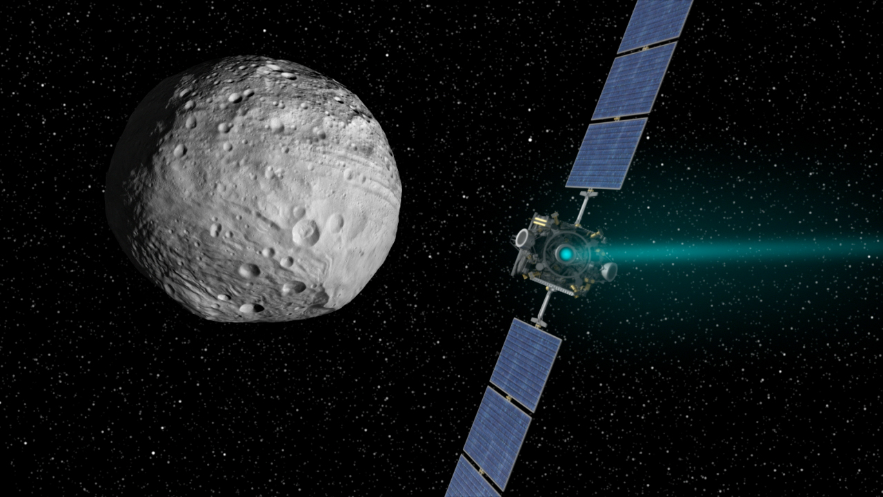 NASA Dawn spacecraft and probe begins journey from asteroid to dwarf ...