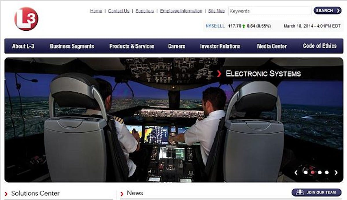 L-3 realigns business segments to drive growth, create value | Military ...