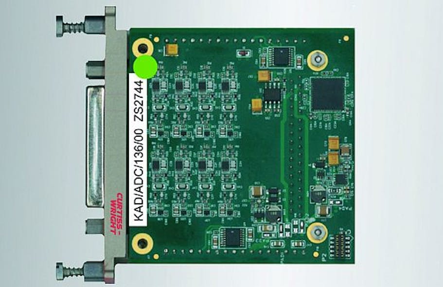 COTS analog module for flight test applications introduced by Curtiss ...