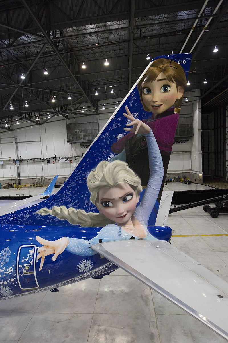 WestJet Disney Frozen livery | Military Aerospace
