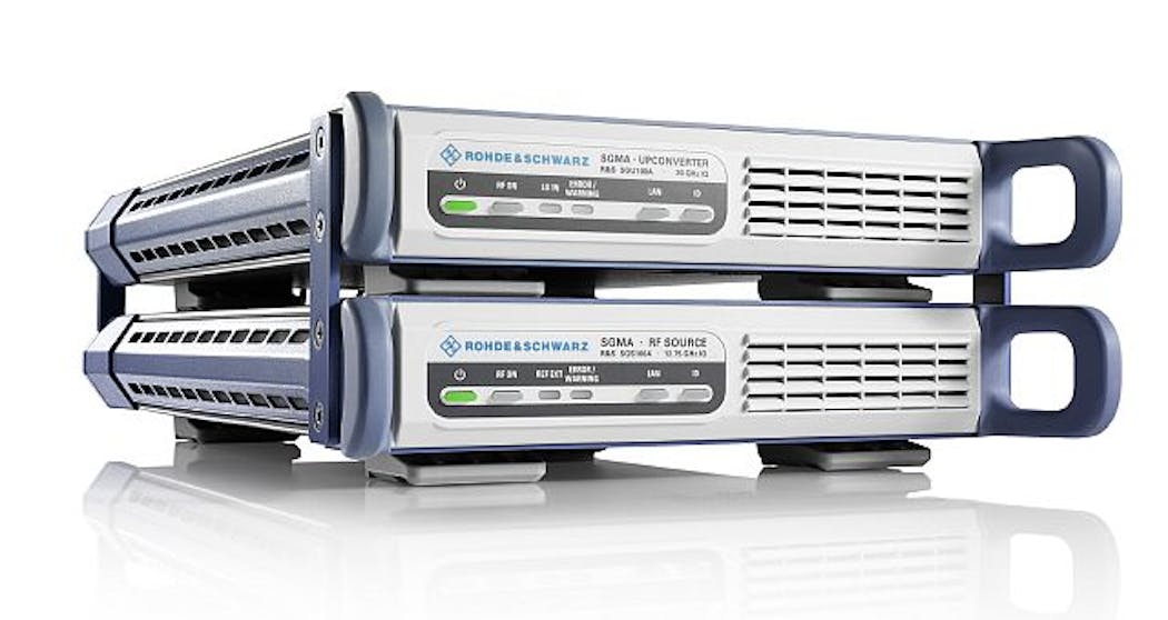 Rohde & Schwarz RF upconverter yields compact vector signal generator ...