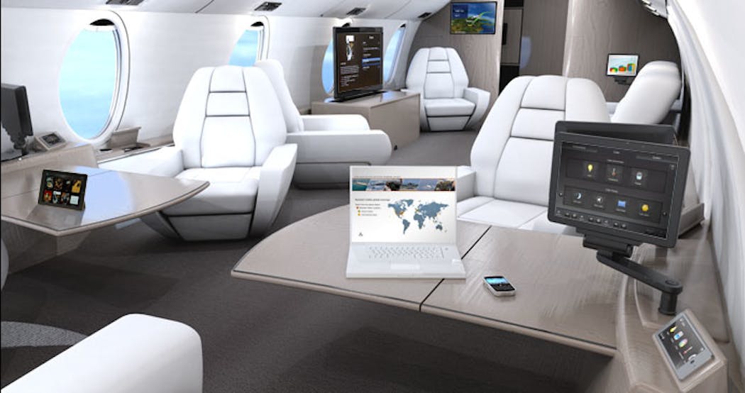 Rockwell Collins Venue, Airshow cabin systems selected for wide-body ...