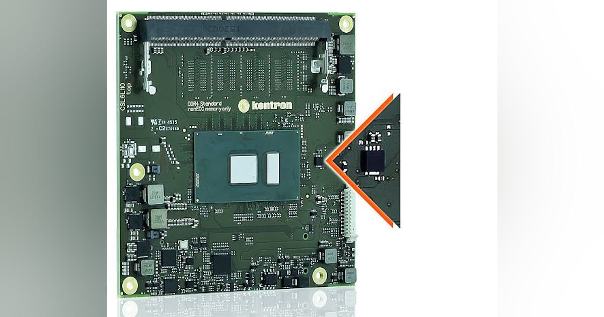 Com Express Embedded Computing Module With Hardware Security Introduced By Kontron Military