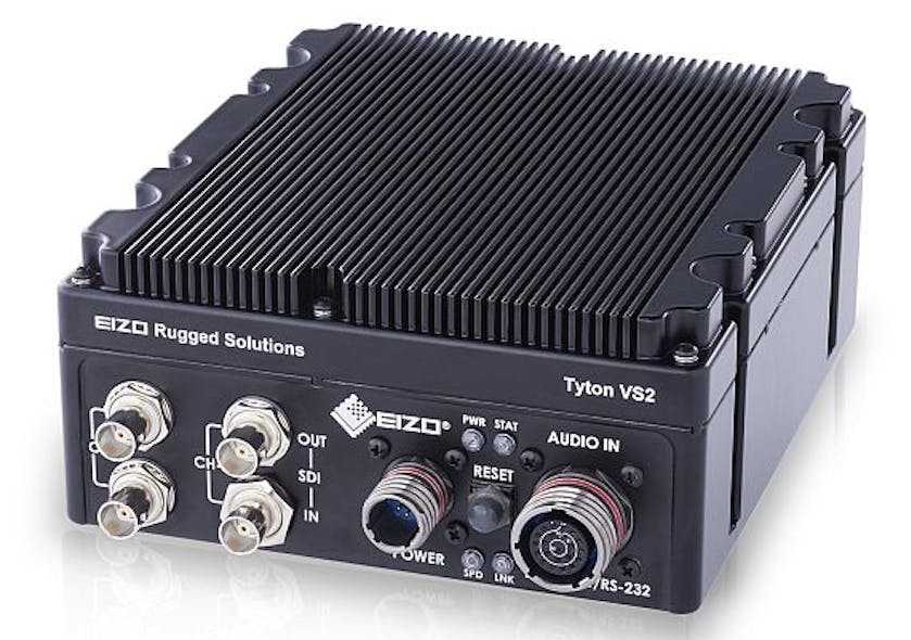 Rugged video encoder for video transmission in harsh field environments introduced by EIZO ...
