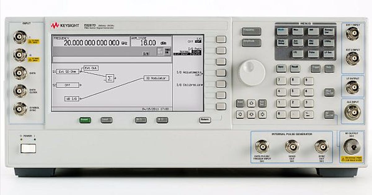 Keysight Signal Generators Help Navy Upgrade Hardware In The Loop Test