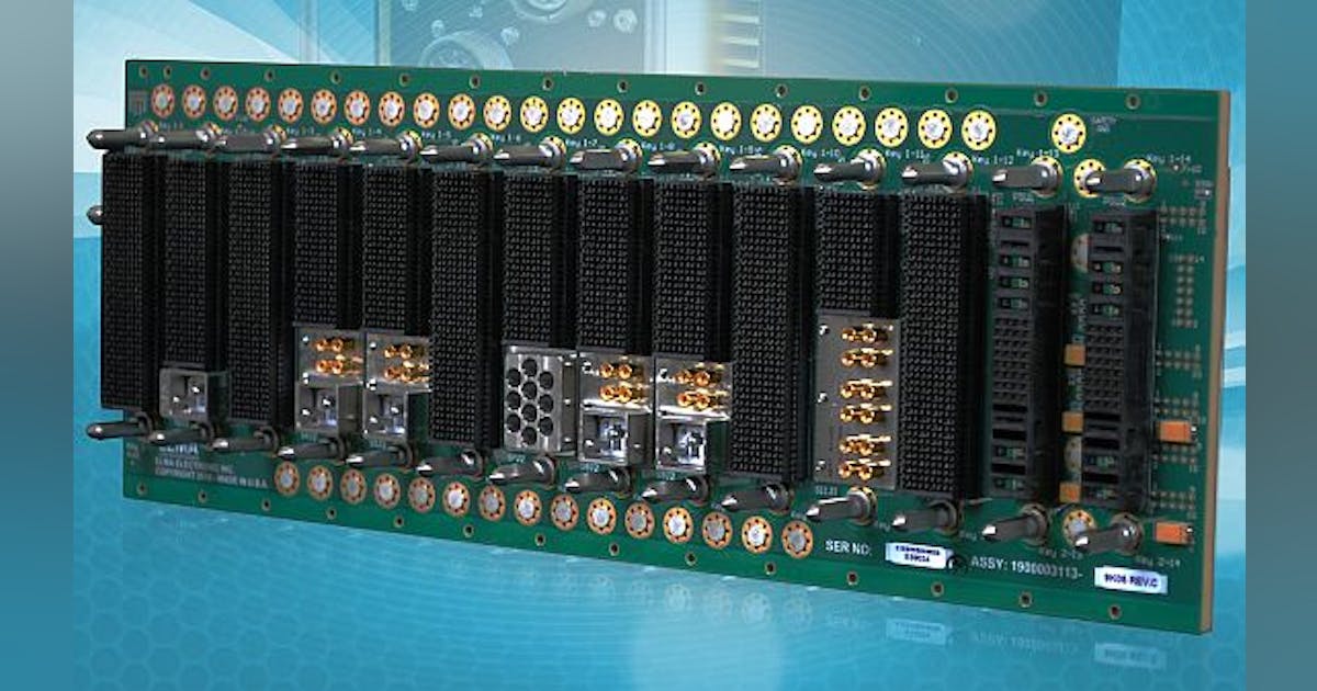 High Speed Embedded Computing 3u Vpx Backplane For Mixed Payload