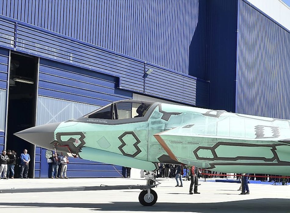 First Italian-built F-35B short take-off/vertical landing aircraft ...