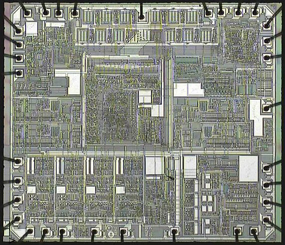 Inside Integrated Circuit Chip