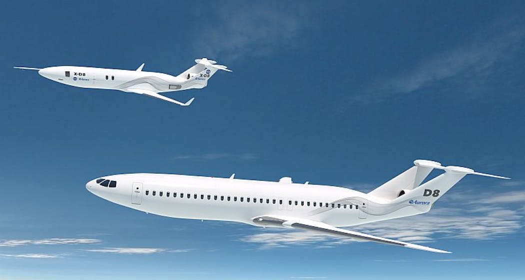 NASA funds Aurora Flight Sciences’ continued development of D8 airliner ...