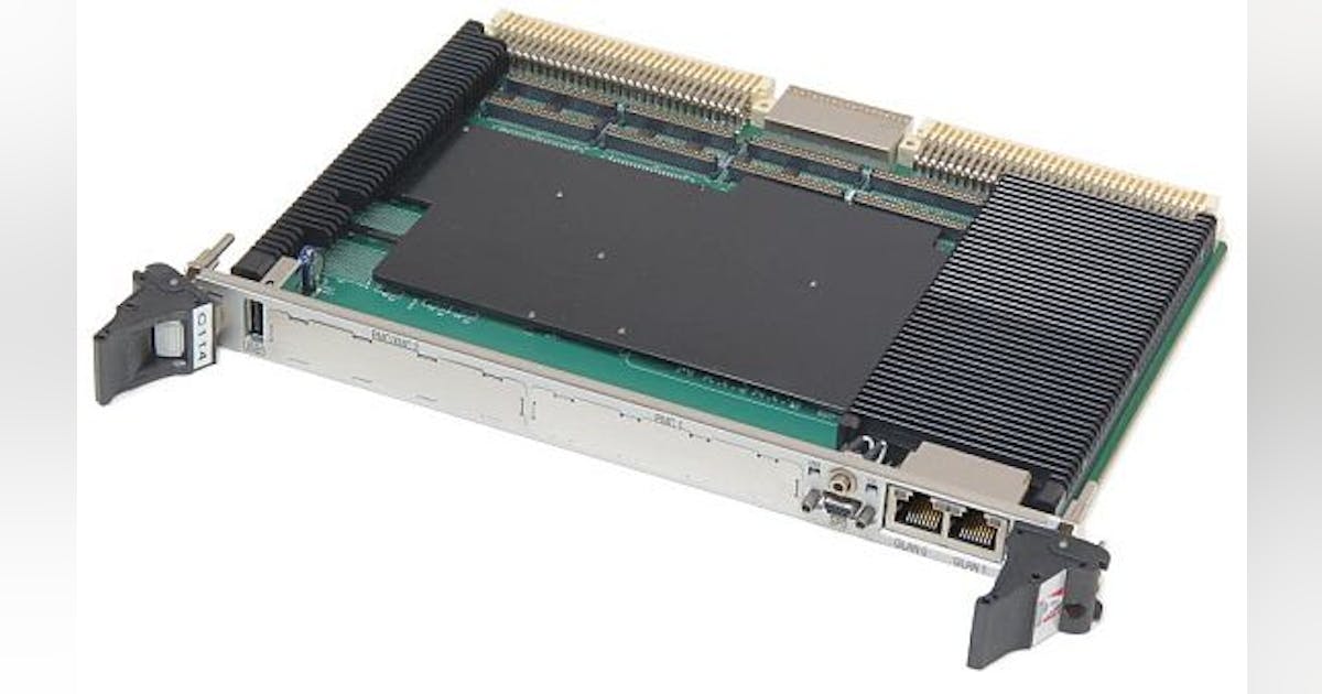 Rugged 6u Vme Single Board Computer For Avionics And Satcom Embedded Computing Introduced By