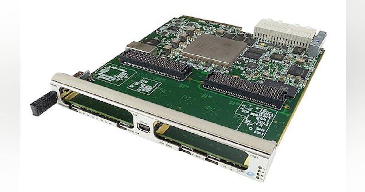 Amc Embedded Computing Mezzanine Card With Xilinx Fpga And Two Fmc