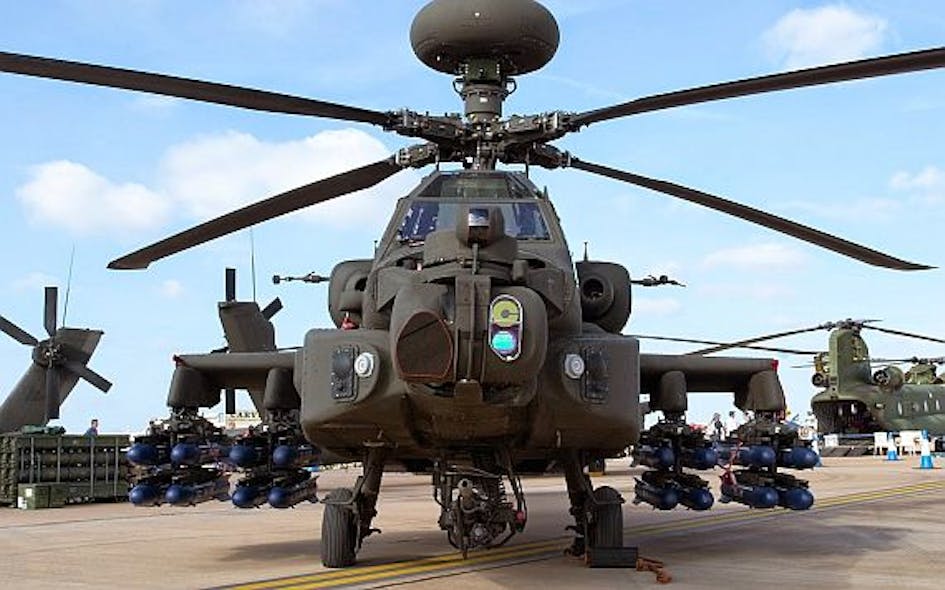 Apache attack helicopter crashes during training flight, killing two ...