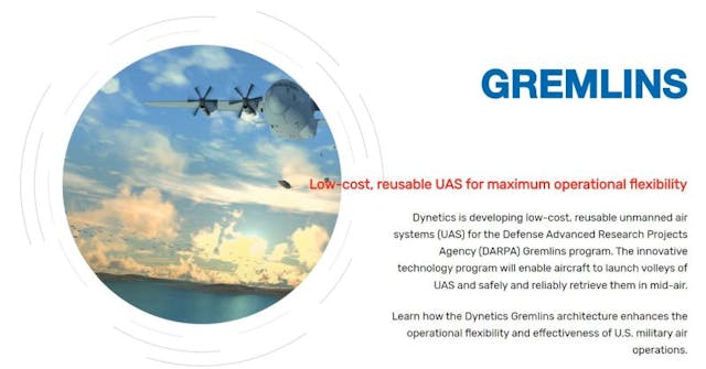 Dynetics to advance, demonstrate UAS aerial launch and recovery in ...