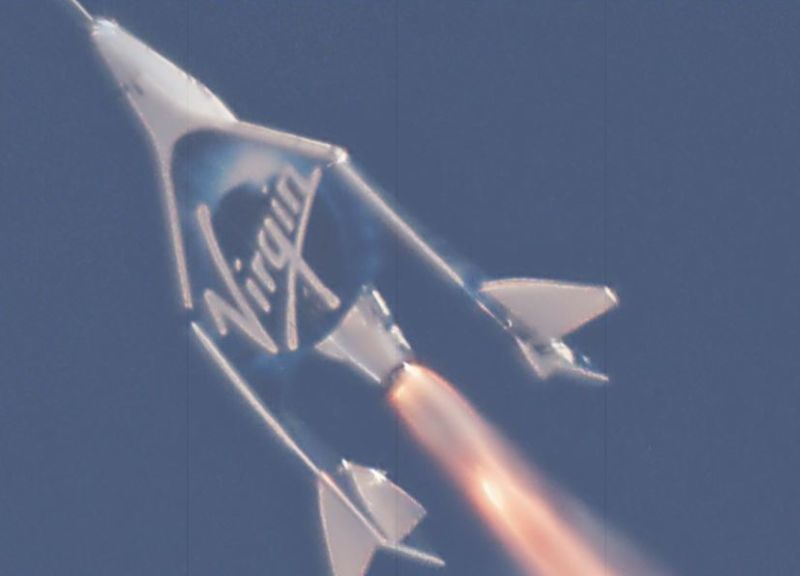 Virgin Galactic, The Spaceship Company test supersonic, rocket-powered ...