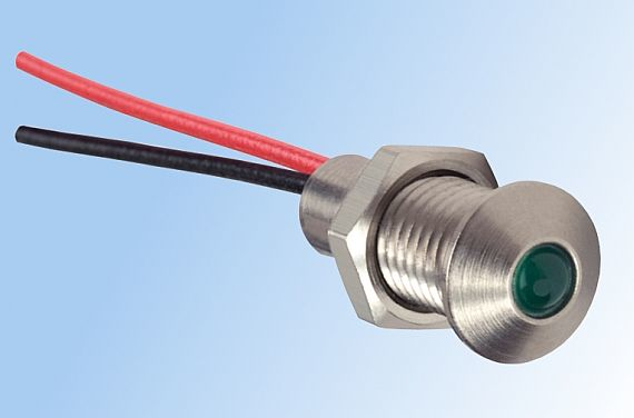 Long M6 thread LED helps designers build thick panels without the need ...