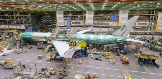 First Boeing 777X flight test airplane comes together | Military Aerospace