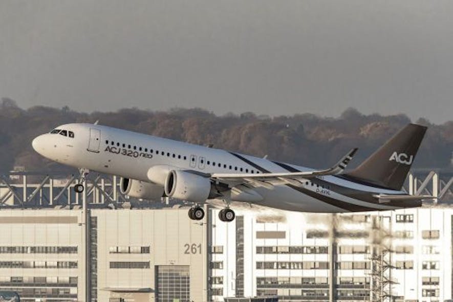 First Airbus ACJ320 takes maiden flight in Germany | Military Aerospace