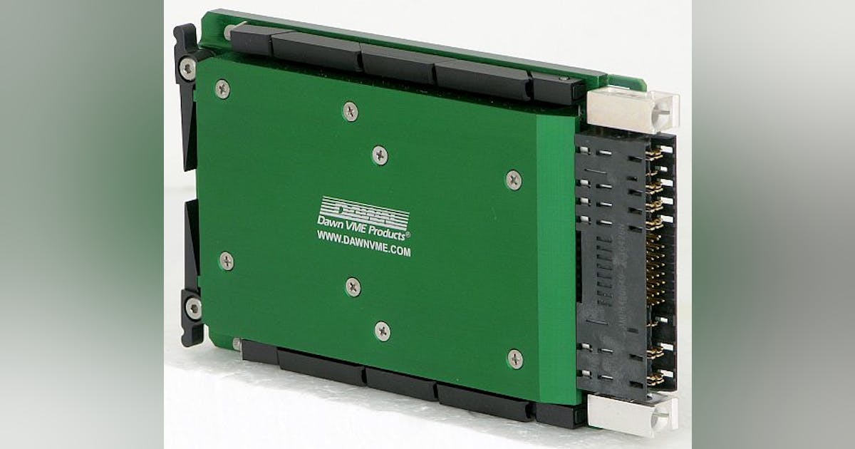 3u Openvpx Embedded Computing Power Supply For Rugged Unmanned Uses