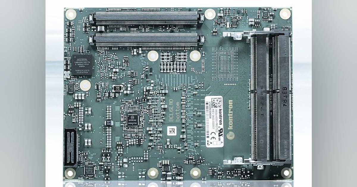 Com Express Embedded Computing Modules For Communications And Surveillance Introduced By Kontron