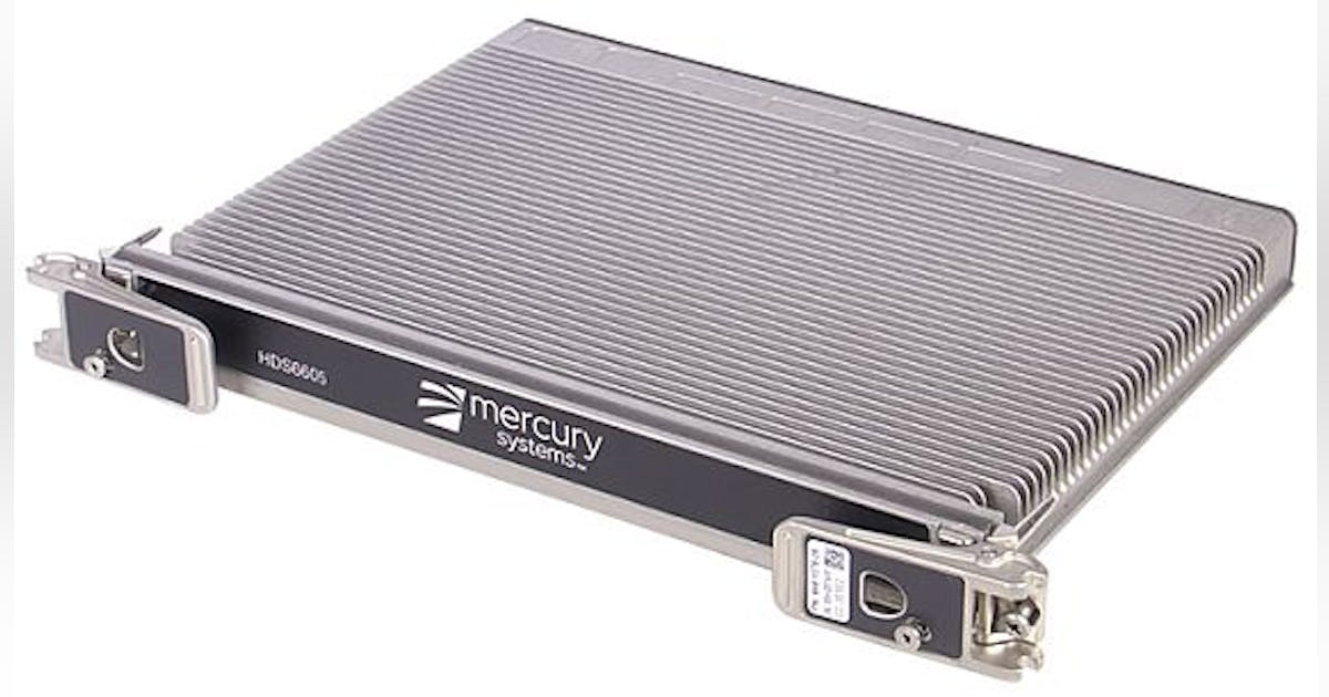 6u Openvpx Blade Server For Artificial Intelligence Ai And Sensor Fusion Introduced By Mercury