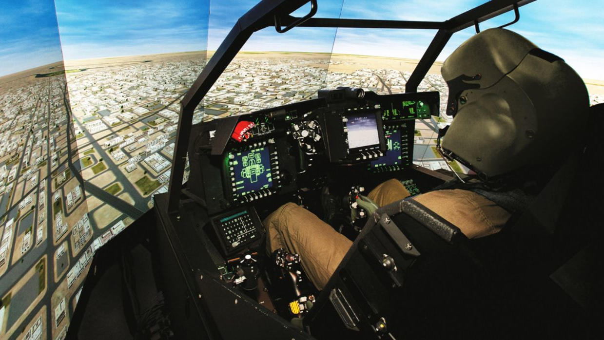 Apache Helicopter Cockpit