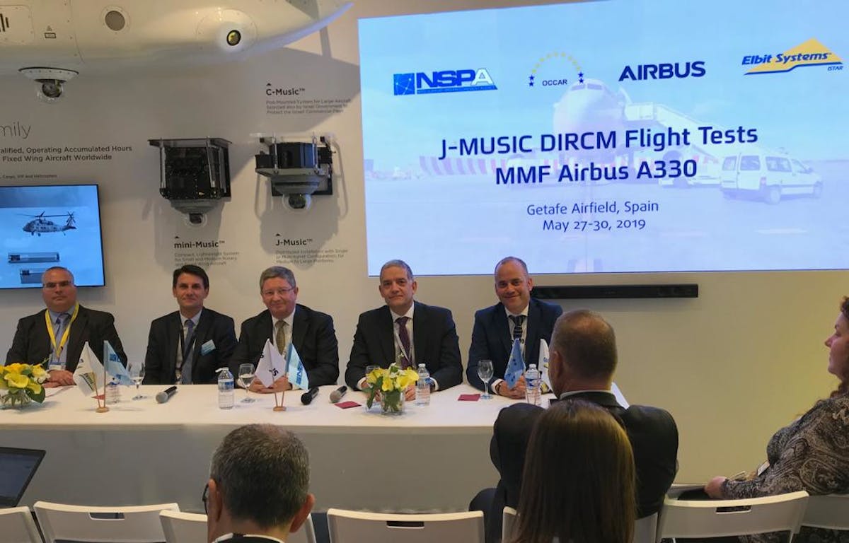 Airbus conducted integration flight tests of Elbit Systems’ DIRCM ...