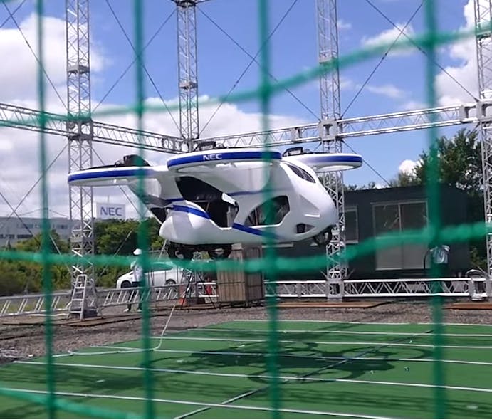 NEC corporation flying car evtol flying taxi japan | Military Aerospace