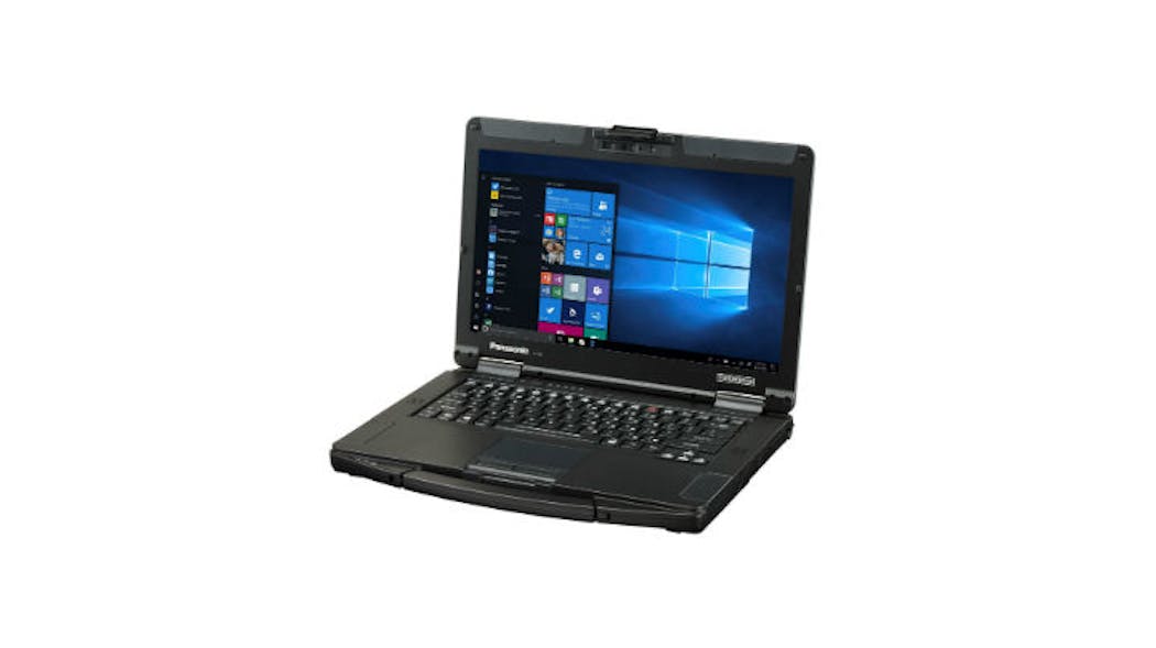 Rugged Toughbook laptop computer for harsh military outdoor ...