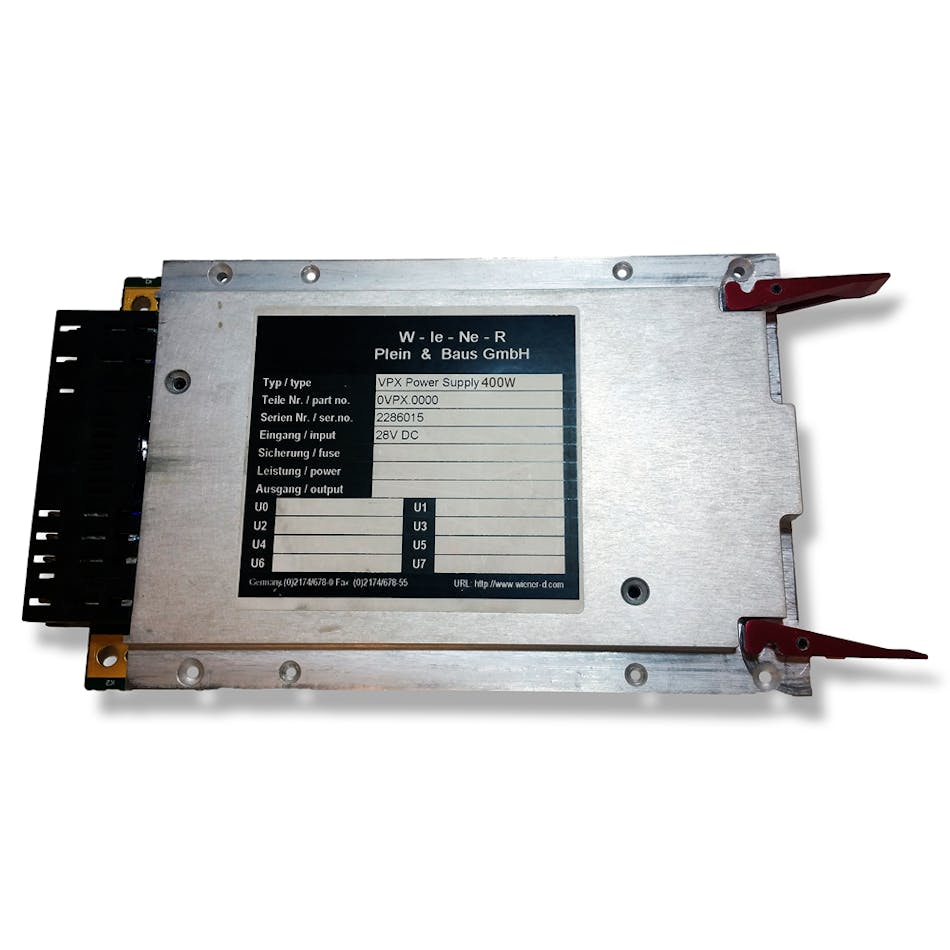 VPX5102-400W VPX Power Supply Single Stage (Conduction Cooled ...