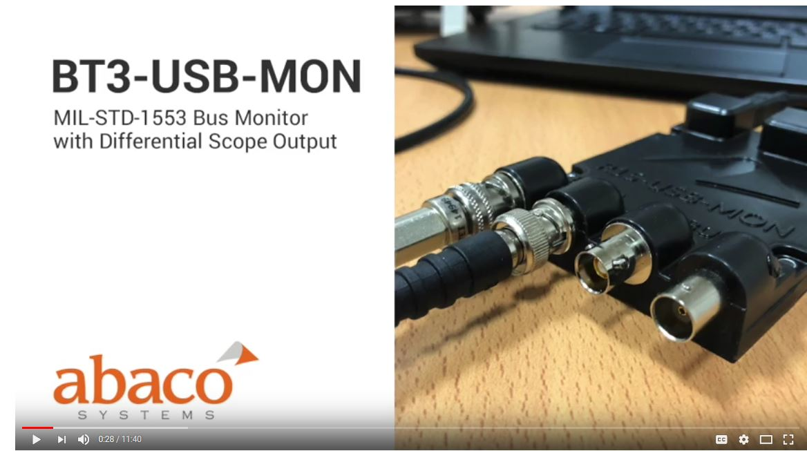 Simplify MIL-STD-1553 troubleshooting with the BT3-USB-MON | Military ...