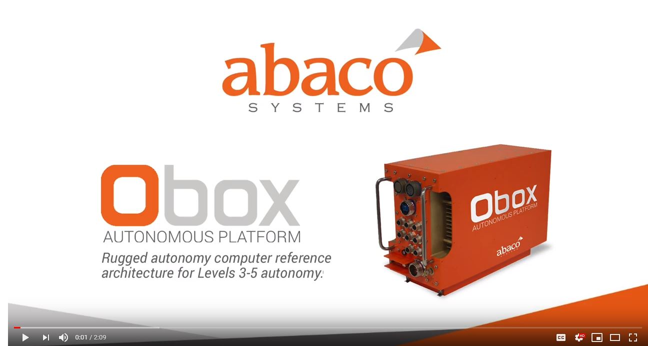Obox: Abaco’s autonomous platform in action! | Military Aerospace