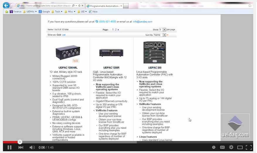 UEIPAC Linux Based Programmable Automation Controller with built in Logger Functionality ...