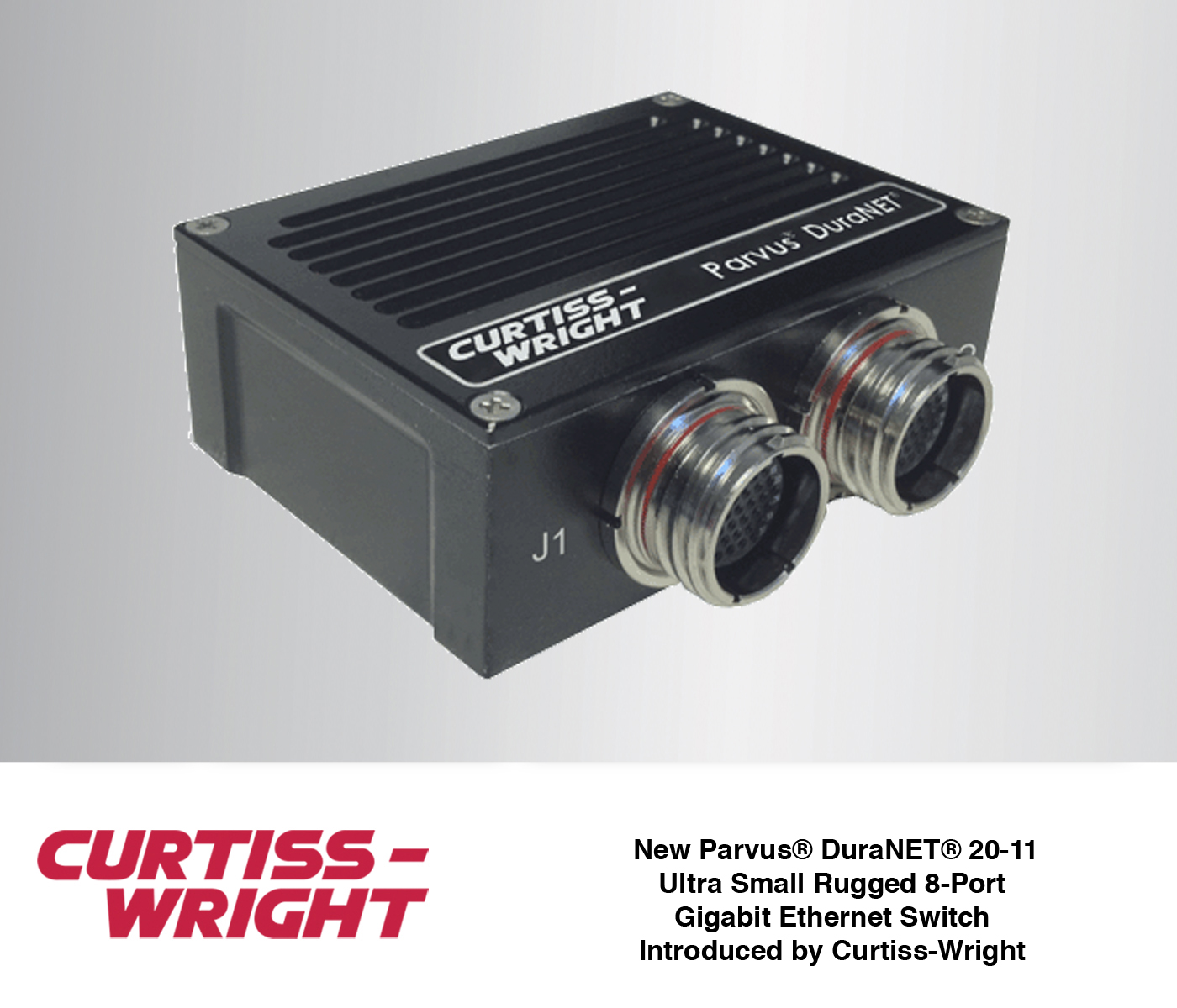 New Ultra Small Rugged 8-Port Gigabit Ethernet Switch Introduced by Curtiss-Wright | Military ...