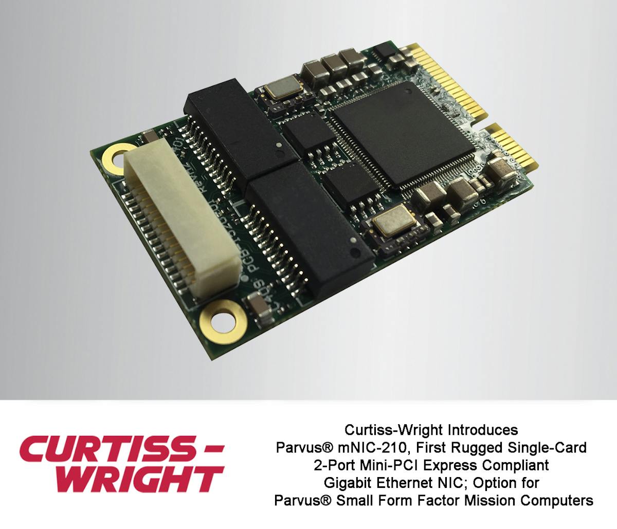 Curtiss-Wright Introduces First Rugged Single-Card 2-Port Mini-PCI ...