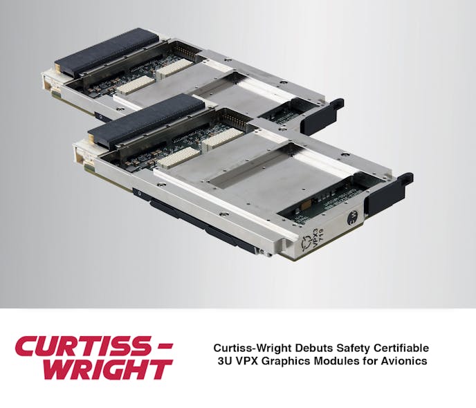 Curtiss-Wright Debuts Safety Certifiable 3U VPX Graphics Modules for Avionics | Military Aerospace