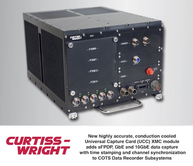 Conduction Cooled XMC Card Adds sFPDP, GbE and 10GbE Data Capture to ...